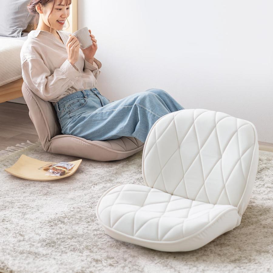 座椅子 コンパクト リクライニング クッション 背もたれ おすすめ かわいい おしゃれ EEX-CHSD04Z :EEX-CHSD04Z:イーサプライ ヤフー店 - 通販 - Yahoo!ショッピング