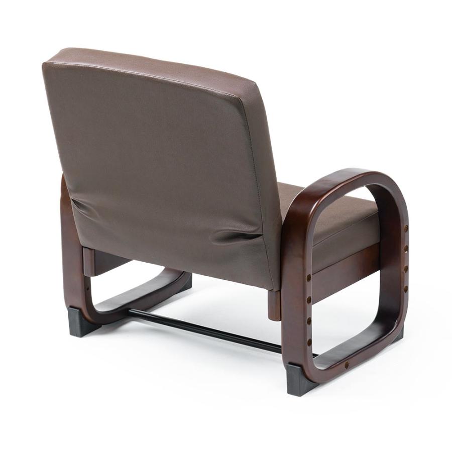 イーサプライ（e-supply） 高齢者 高座椅子 折りたたみ 高さ調整 組立て不要 コンパクト 和室 ロータイプ おしゃれ 敬老の日 プレゼント EEX-CHSN04BR : イーサプライ ...