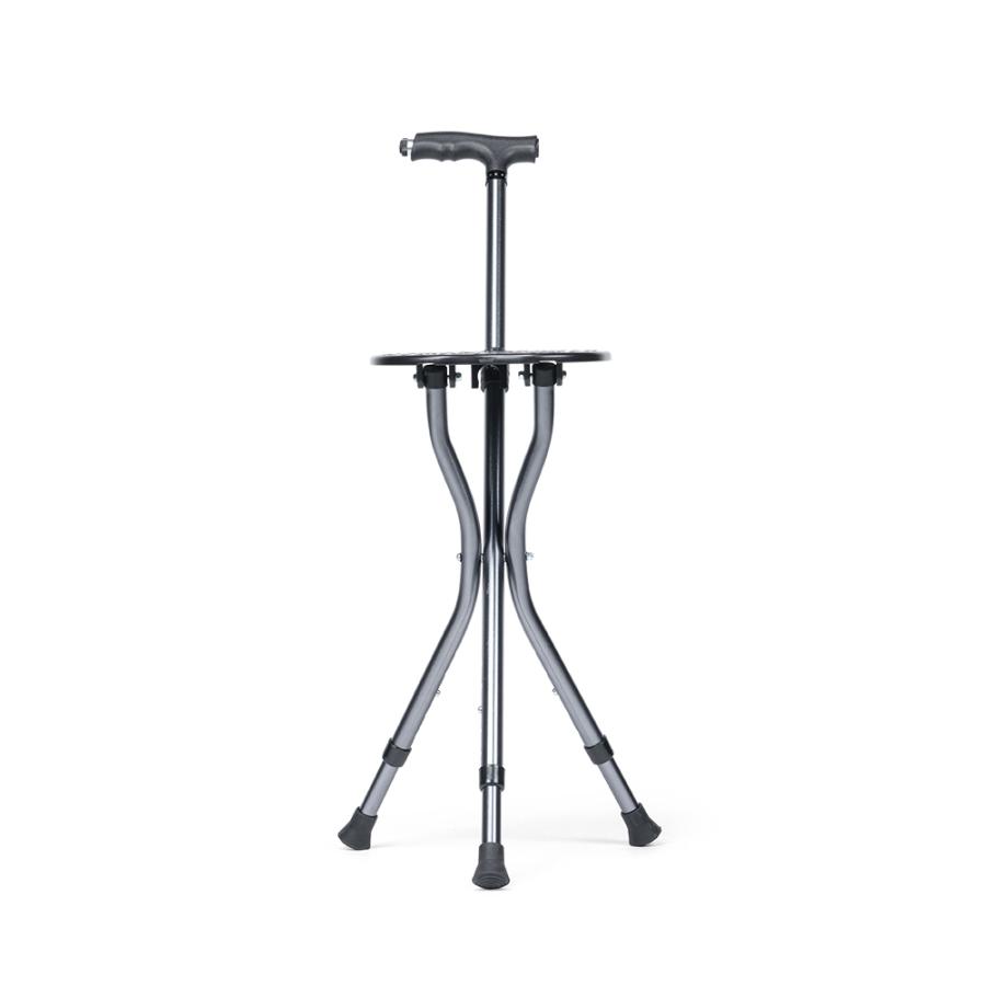 イーサプライ ステッキチェア 携帯 軽量 ゴルフ アウトドア 折りたたみ 三脚 高さ調整 LED EEX-CHST01 : イーサプライ ヤフー店 - 通販 - Yahoo!ショッピング