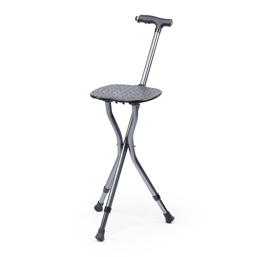 イーサプライ ステッキチェア 携帯 軽量 ゴルフ アウトドア 折りたたみ 三脚 高さ調整 LED EEX-CHST01 : イーサプライ ヤフー店 - 通販 - Yahoo!ショッピング