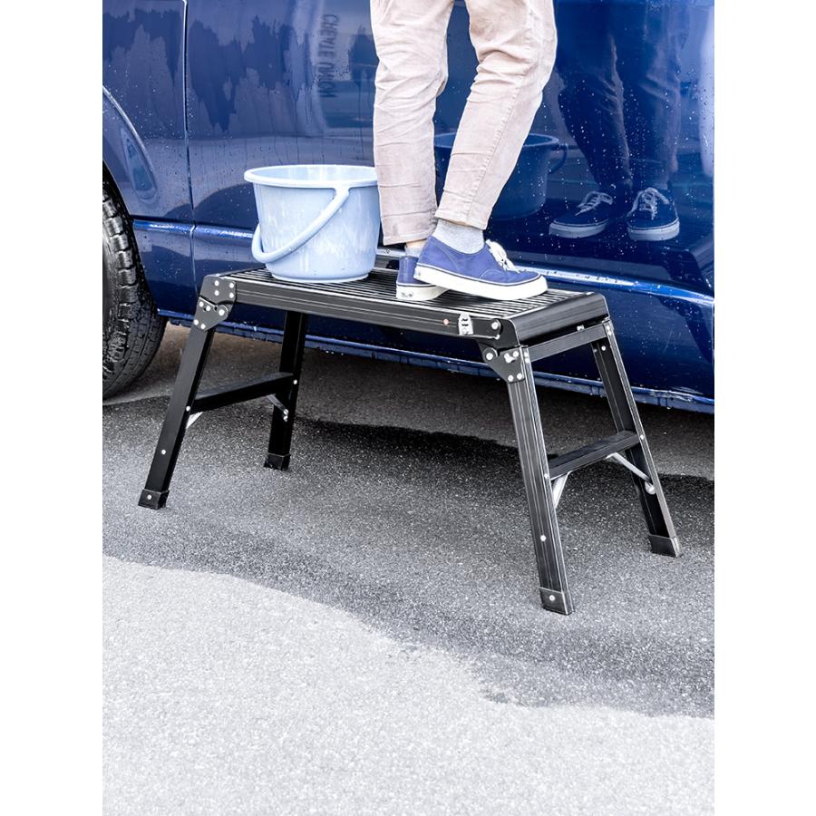 足場台 脚立 幅広 ワイド 洗車台 SUV アルミ 軽い 折りたたみ 洗車 耐荷重150kg 完成品 EEX-KYA20 :EEX-KYA20:イーサプライ ヤフー店 - 通販 - Yahoo ...