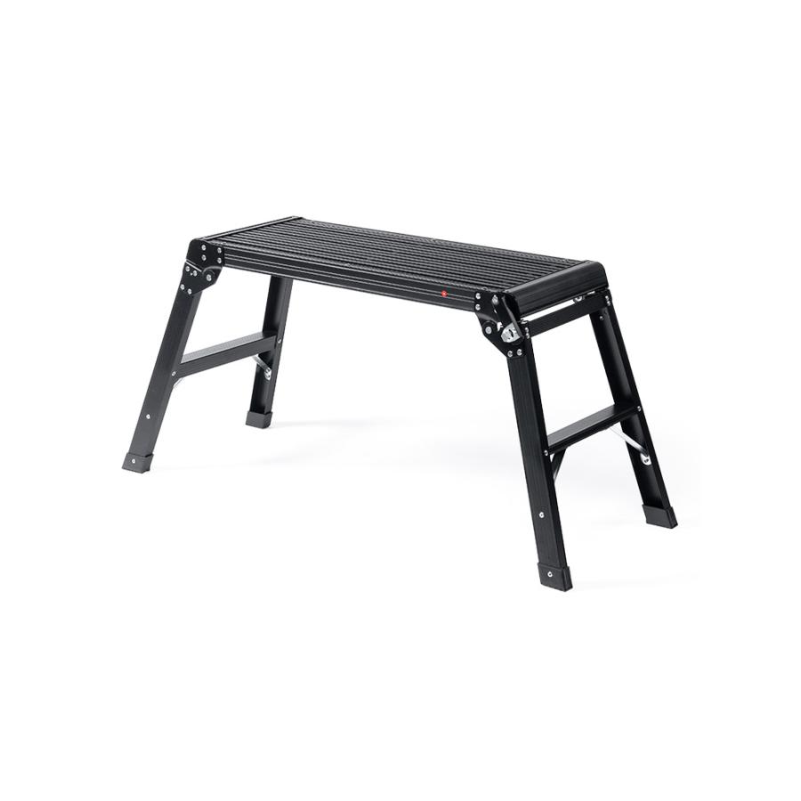 イーサプライ 足場台 脚立 76cm 幅広 ワイド 洗車台 SUV アルミ 軽い 折りたたみ 洗車 耐荷重150kg 完成品 ブラック EEX-KYA20BK : イーサプライ ヤフー店 ...