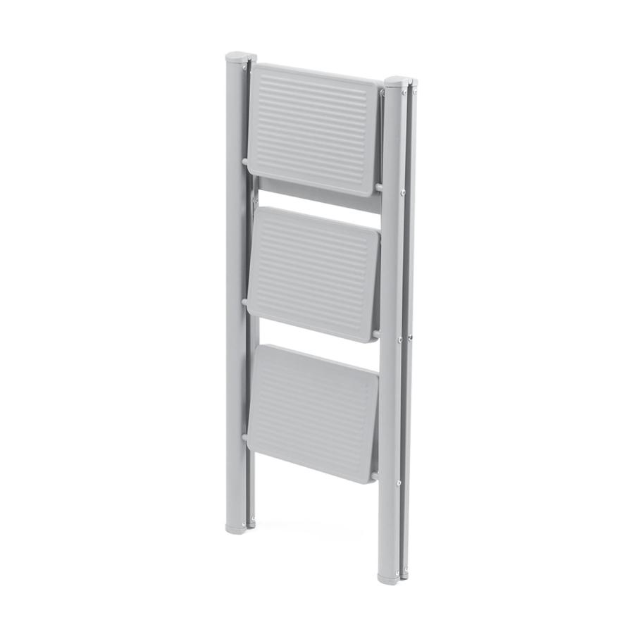 イーサプライ（e-supply） 脚立 3段 軽量 おしゃれ 踏み台 折りたたみ スリム はしご 足場 ステップ ラダー 折りたたみ 室内 耐荷重150kg EEX-KYA23 : イー ...