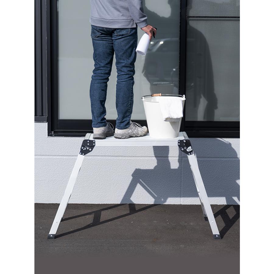足場台 脚立 洗車 ステップ 車 幅広 アルミ 軽い 折りたたみ 洗車 耐荷重 EEX-KYA25 : eex-kya25 : イーサプライ ヤフー店 - 通販 - Yahoo!ショッピング