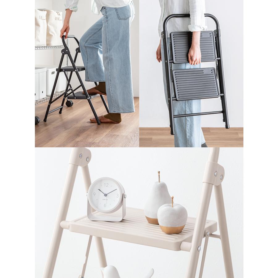 イーサプライ 脚立 2段 はしご 踏み台 折りたたみ 安全ストッパー ステップ幅広 滑り止め 洗車 安い おしゃれ EEX-KYA27 : イーサプライ ヤフー店 - 通販 - Yahoo ...