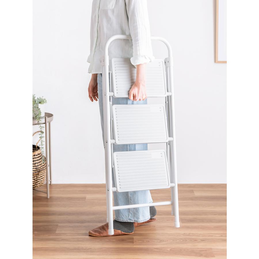 イーサプライ 脚立 3段 はしご 踏み台 折りたたみ 安全ストッパー ステップ幅広 滑り止め 洗車 安い おしゃれ EEX-KYA28 : イーサプライ ヤフー店 - 通販 - Yahoo ...