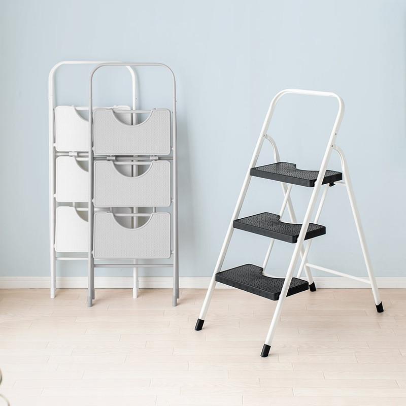 踏み台 3段 折りたたみ 脚立 省スペース収納 ステップ台 ブラック EEX-KYA3 :EEX-KYA3:イーサプライ ヤフー店 - 通販 - Yahoo!ショッピング