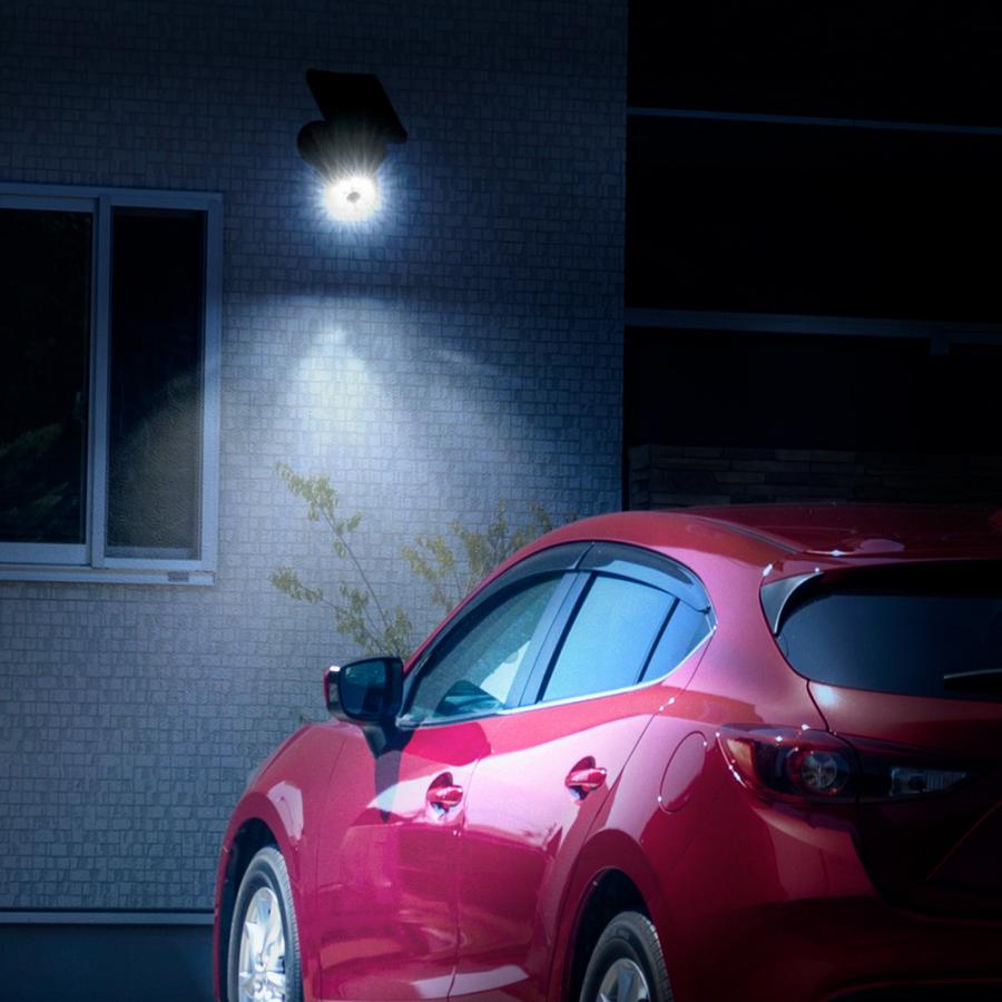 イーサプライ（e-supply） センサーライト 人感センサー 屋外 led ソーラー 防犯 充電式 ダミーカメラ型 EEX-LEDSRSL02BK : イーサプライ ヤフー店 - 通販 ...