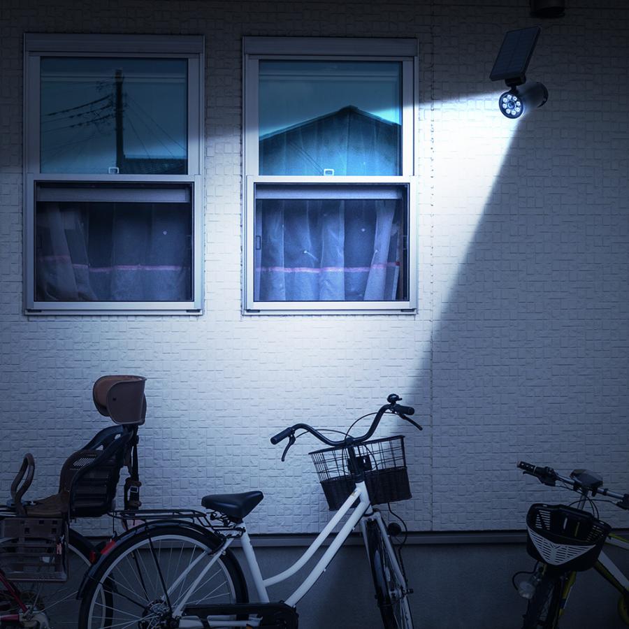 イーサプライ（e-supply） センサーライト 人感センサー 屋外 led ソーラー 防犯 充電式 ダミーカメラ型 EEX-LEDSRSL02BK : イーサプライ ヤフー店 - 通販 ...