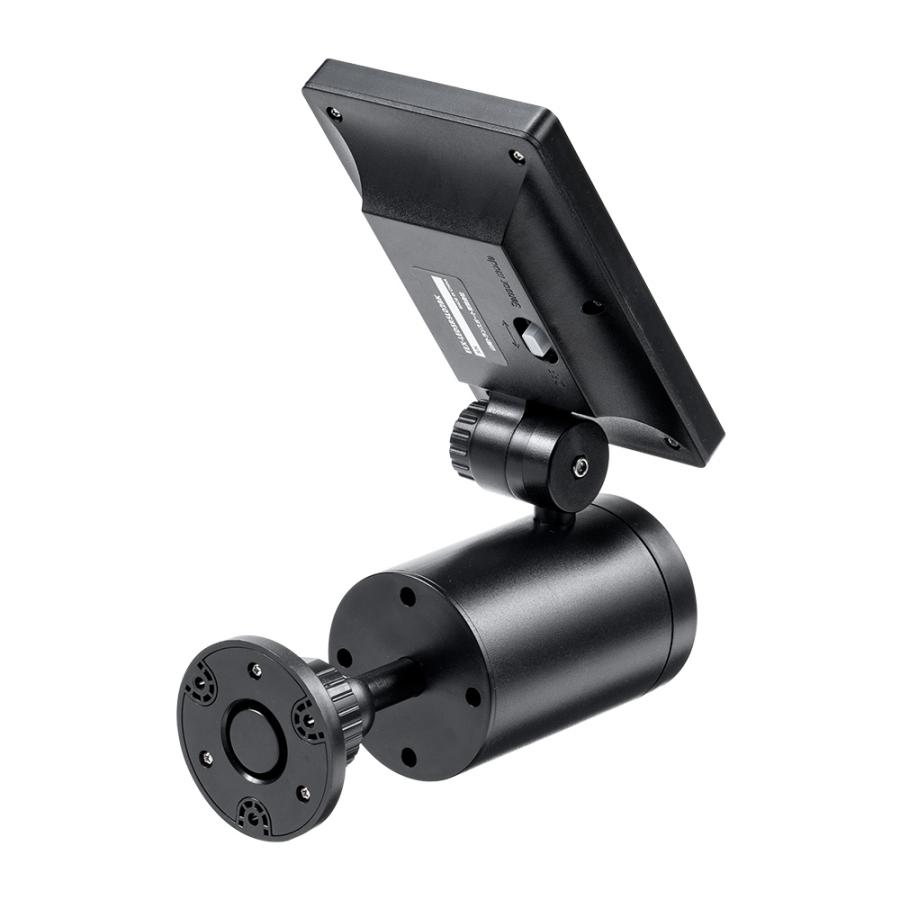 イーサプライ（e-supply） 在庫限り センサーライト 人感センサー 屋外 led ソーラー 防犯 充電式 ダミーカメラ型 EEX-LEDSRSL02BK : イーサプライ ヤフー店 ...