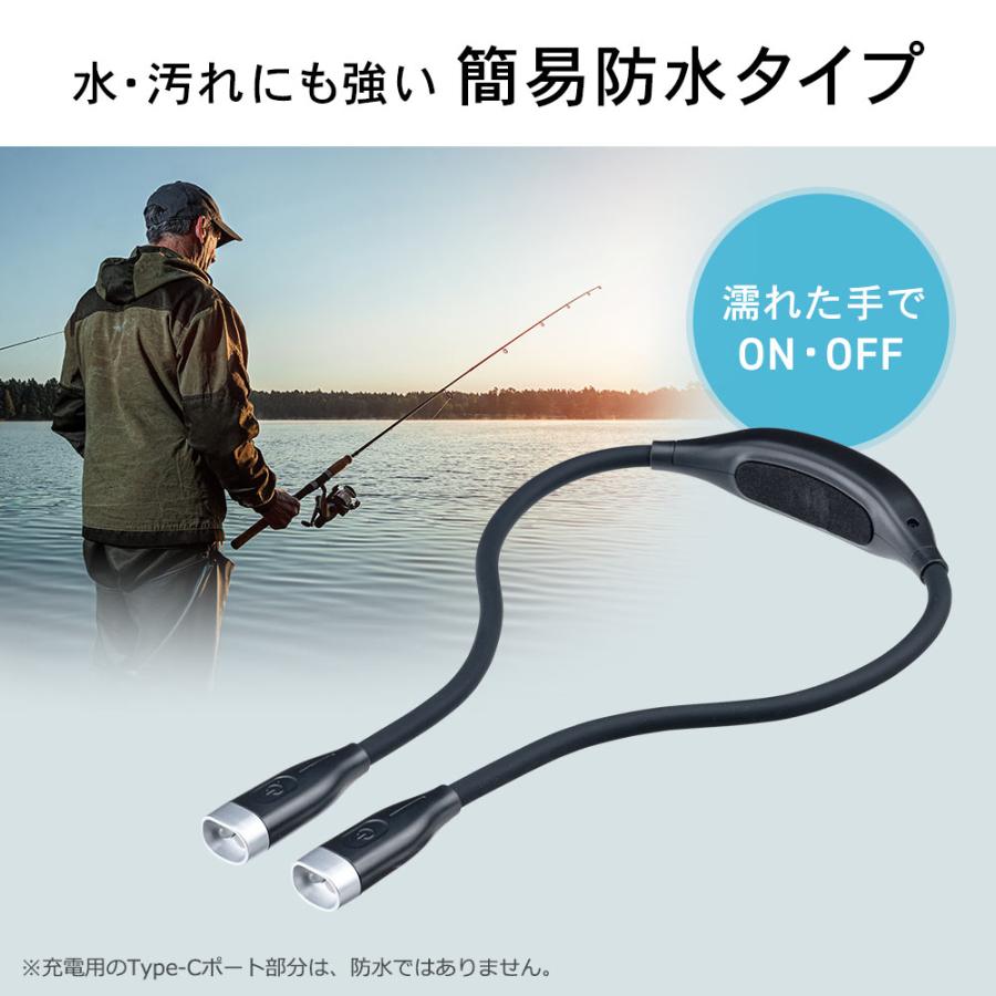 イーサプライ 在庫限り ネックライト USB充電 明るい LED 角度調整 軽量 読書 釣り 作業用 ウォーキング おすすめ EEX-LEDWE01 : イーサプライ ヤフー店 - 通販 ...