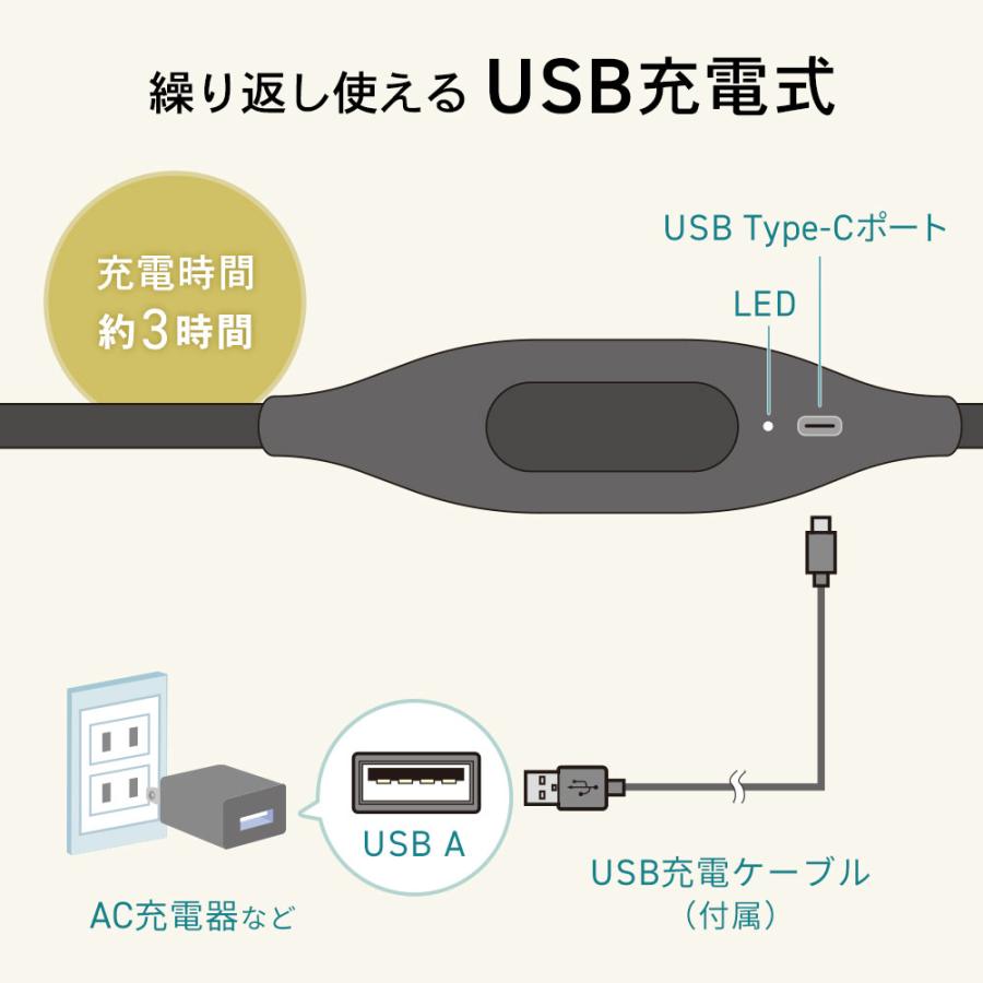 イーサプライ 在庫限り ネックライト USB充電 明るい LED 角度調整 軽量 読書 釣り 作業用 ウォーキング おすすめ EEX-LEDWE01 : イーサプライ ヤフー店 - 通販 ...