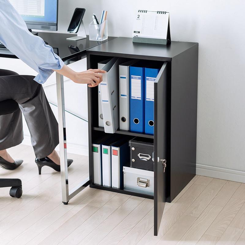 イーサプライ 在庫限り セキュリティボックス 鍵 棚 書類 ファイル A4 保管庫 盗難防止 ワイヤー対応 ブラック EEX-SLBOX04BK : イーサプライ ヤフー店 - 通販 ...