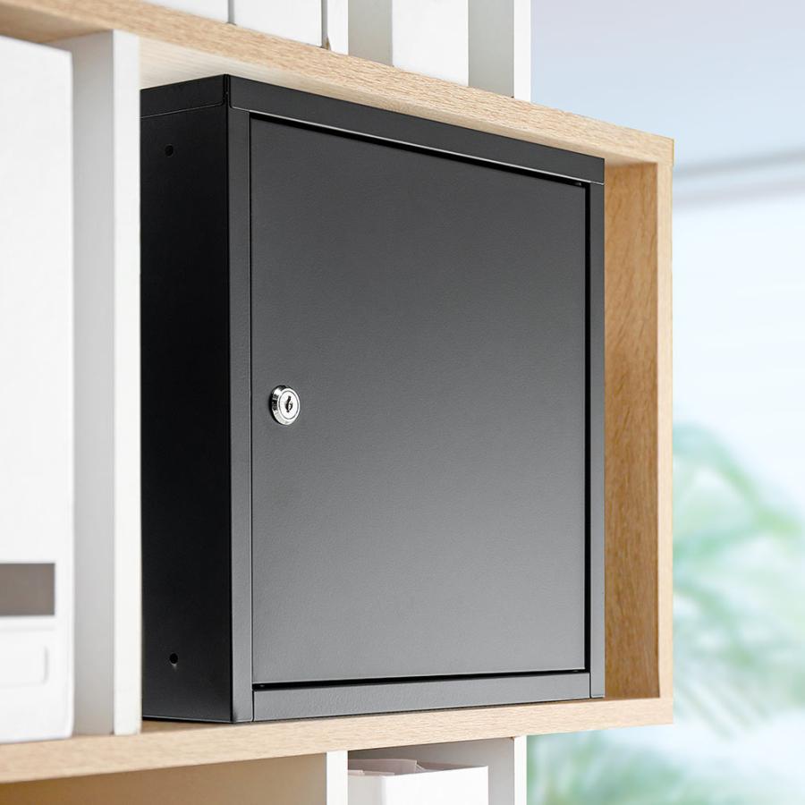 セキュリティボックス 小型 鍵 A4 書類 ノートパソコン タブレット 収納 ワイヤー イーサプライ おすすめ EEX-SLBOX05 :EEX-SLBOX05:イーサプライ ヤフー店 ...