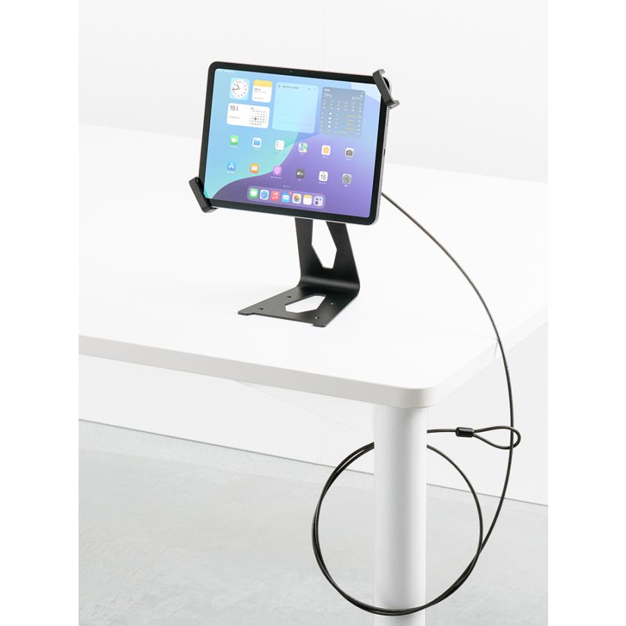 イーサプライ 予約 タブレット iPadセキュリティ 盗難防止 ロック ワイヤー 鍵 スタンド android 机上 角度調整 EEX-SLTB02 : イーサプライ ヤフー店 - 通販 ...