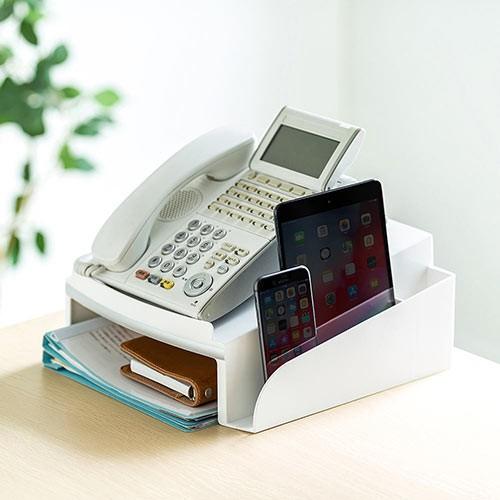 電話台 テレフォンスタンド オフィス 机上 TEL台 白 EEX-TLA03W :EEX-TLA03W:イーサプライ ヤフー店 - 通販 - Yahoo!ショッピング