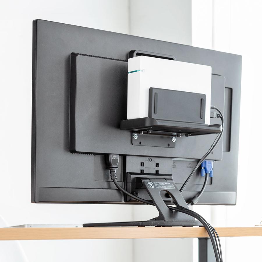 イーサプライ テレビ裏収納 ラック ボックス VESA 棚 配線 コード ハードディスク Switch コントローラー 電源タップ EEX-VESAIT02 : イーサプライ ヤフー店 ...