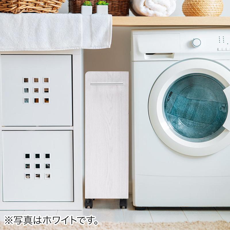 イーサプライ 隙間収納 20cm メディアラック 収納ワゴン キャスター スリム 薄型 本棚 コミック CD DVD BD 押入れ テーブル下 おしゃれ 3段 EEX-WG07 : イー ...