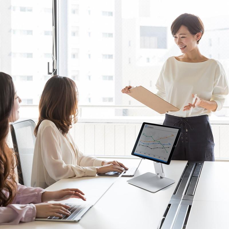 SANWA SUPPLY ノートパソコンスタンド アルミ タブレットスタンド 360度回転 アーム式 折りたたみ 放熱 EZ1-CR016 : イーサプライ ヤフー店 - 通販 - Yahoo ...