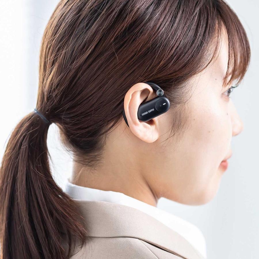 SANWA SUPPLY オープンイヤー型 ワイヤレスイヤホン Bluetooth5 SANWA SUPPLY オープンイヤー型 ワイヤレスイヤホン Bluetooth5