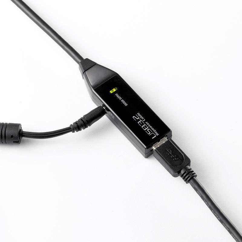 SANWA SUPPLY USB3.2アクティブリピーターケーブル 3m延長 KB-USB-R303N サンワサプライ : イーサプライ ...