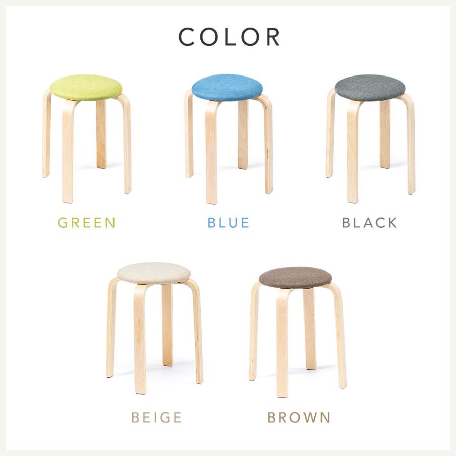 イーサプライ 丸椅子 クッション 布 木製脚 スツール スタッキング おしゃれ ブラック out-EEX-CH83BK アウトレット : イーサプライ ヤフー店 - 通販 - Yahoo!ショッピング