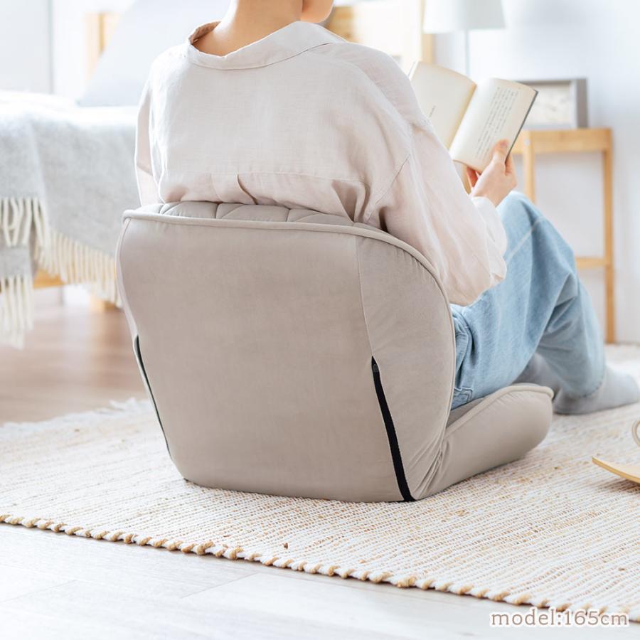 座椅子 こたつ コンパクト フロアチェア リクライニング クッション 背もたれ かわいい おしゃれ ダークブラウン EEX-CHSD04ZDB アウトレット : out-eex ...