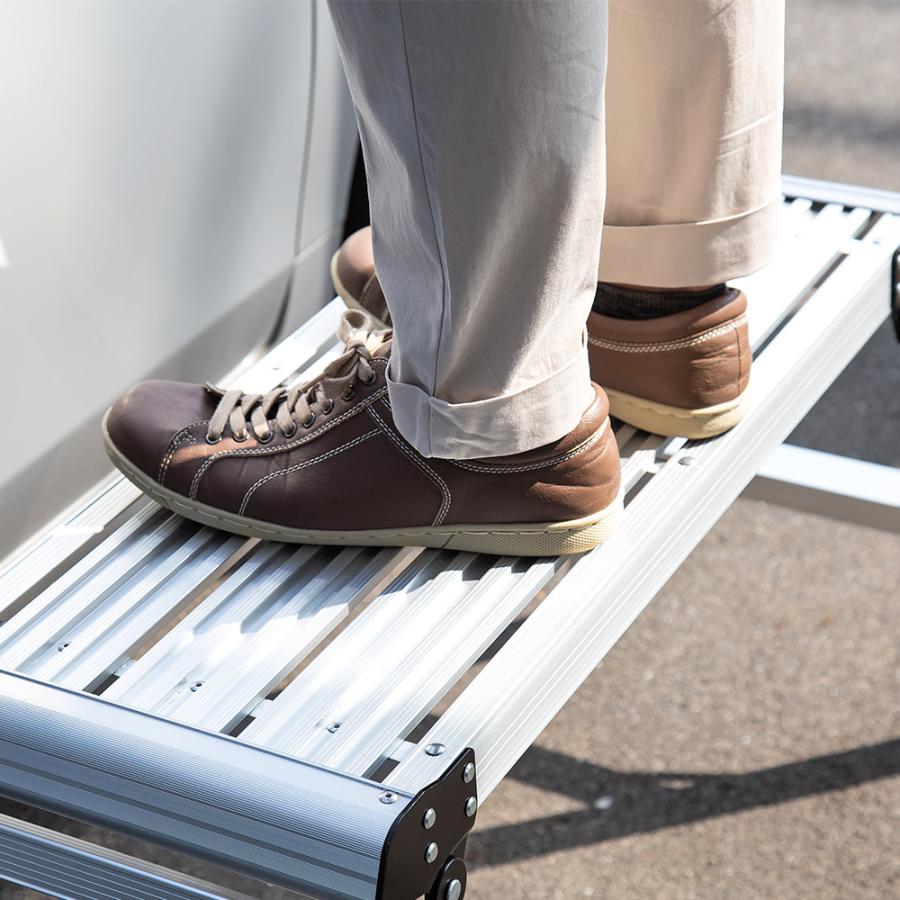 アウトレット 足場台 脚立 幅広 ワイド アルミ 軽い 折りたたみ 洗車 SUV 耐荷重150kg 完成品 out-EEX-KYA20 返品・交換不可 :out-EEX-KYA20:イー ...