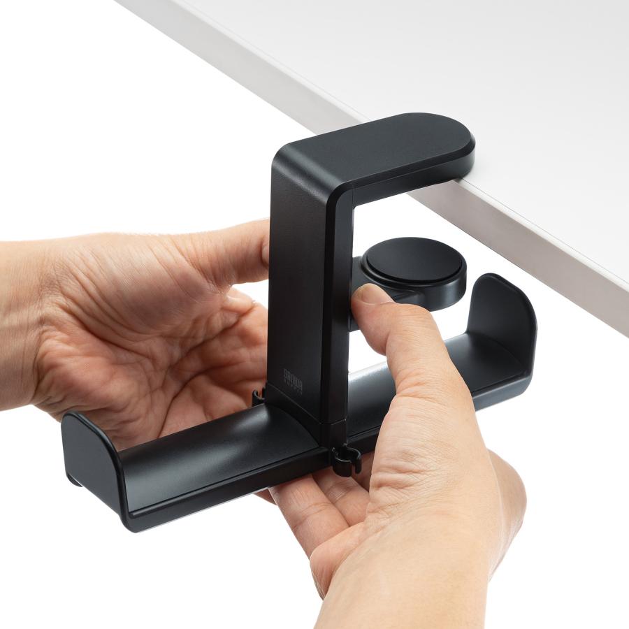 SANWA SUPPLY ヘッドホンフック 回転式 ダブルタイプ 2個掛け可能 ブラック PDA-STN19BK サンワサプライ : イーサプライ ヤフー店 - 通販 - Yahoo!ショッピング