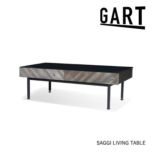 GART 105 リビングーテーブル SAGGI サッジ センターテーブル ガルト 引出し ソフトクロージング スチール脚 収納 デザイン シンプル ホテルライク モダン : et-style ...
