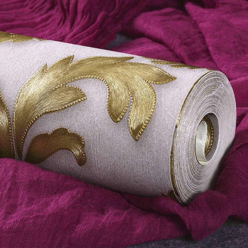 壁紙 ビニール壁紙 クラシック インテリア 装飾 ホワイト ゴールド ゴージャス ヨーロッパ ダマスク模様 防水 防カビ :1421089531:イーテックコマース - 通販 - Yahoo ...