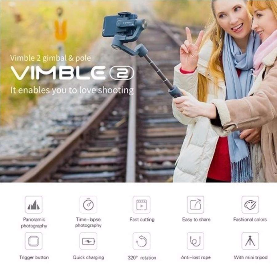 FeiyuTech Vimble 2 ジンバル 手持ちジンバル 拡張棒 Mobile スマホ スマートフォン 手ブレ 防止 動画 撮影 : イーテックコマース - 通販 - Yahoo!ショッピング