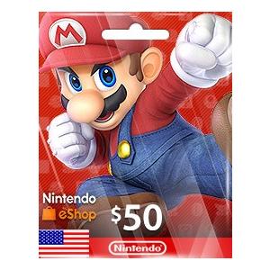 【メール通知】Nintendo eshop Card $50 ニンテンドー eショップ 50ドル 北米ストア : 海外ゲーム専門店 ...