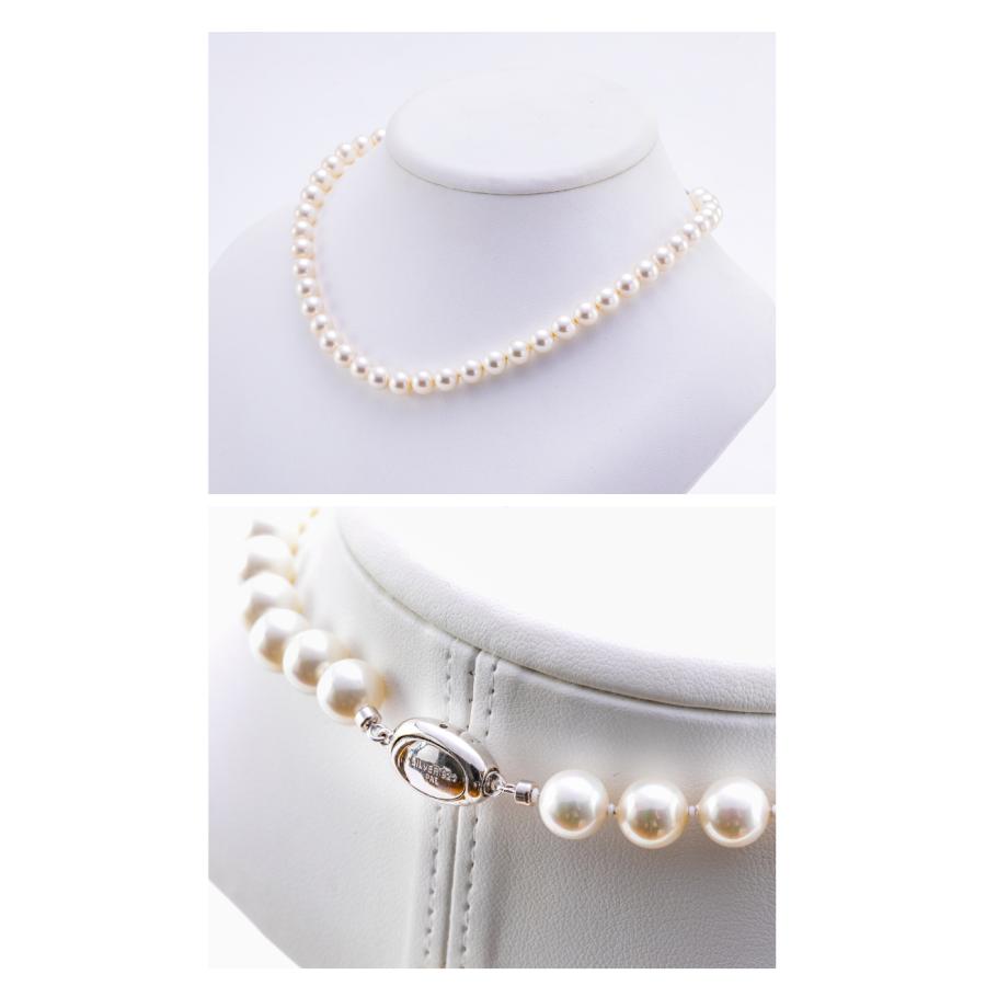 花珠級 貝パール ネックレス ピアス（イヤリング）セット 8mm 42cm 日本製国産 冠婚葬祭 フォーマル 卒業式 入学式 披露宴 パーティー ウエディング 通夜 葬儀 : ジュエリー工房 ...