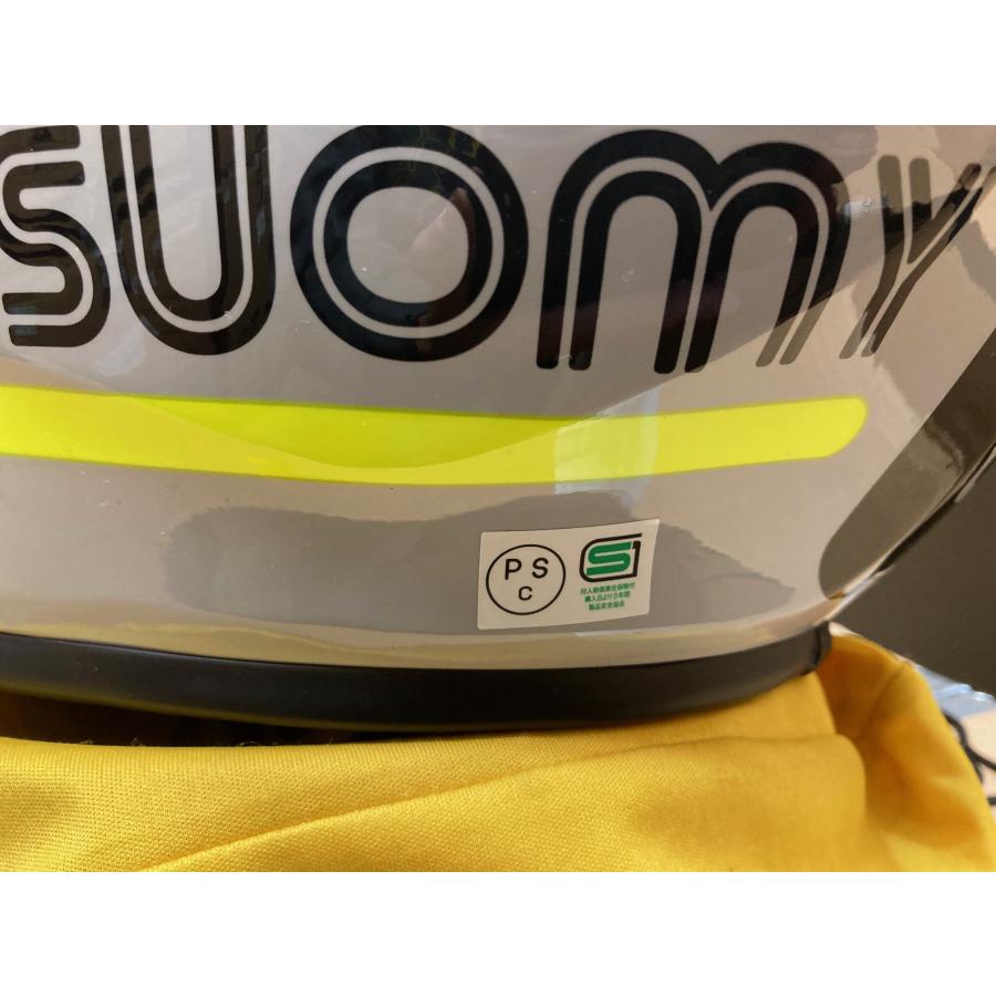 SUOMY（スオーミー） SST10003 SUOMY TRACK-1 NINETY SEVEN ナインティセブン GR/YE ヘルメット ...