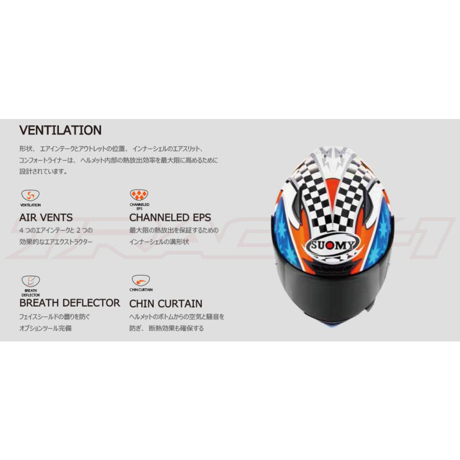 アウトレットSST10003 SUOMY TRACK-1 NINETY SEVEN ナインティセブン GR/YE ヘルメット SGマーク 公道 ...