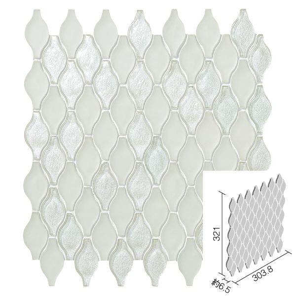 LIXIL ドリップガラス 特殊形状平ネット張り DTL-R/DRP-1 / INAX タイル : eTile ヤフーショップ - 通販 - Yahoo!ショッピング