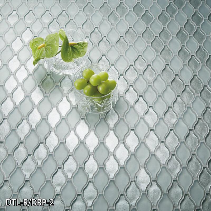 LIXIL ドリップガラス 特殊形状平ネット張り DTL-R/DRP-1 / INAX タイル : eTile ヤフーショップ - 通販 - Yahoo!ショッピング