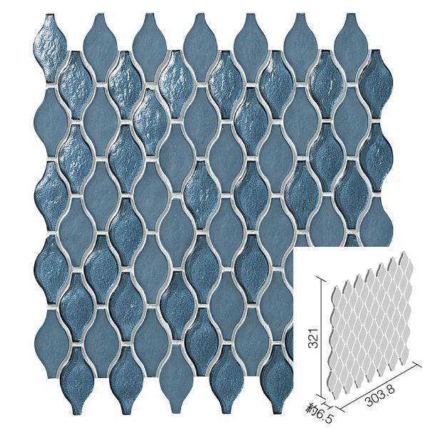 ドリップガラス 特殊形状平ネット張り DTL-R/DRP-3 / LIXIL INAX タイル : dtl-r-drp-3 : eTile ヤフーショップ - 通販 - Yahoo!ショッピング