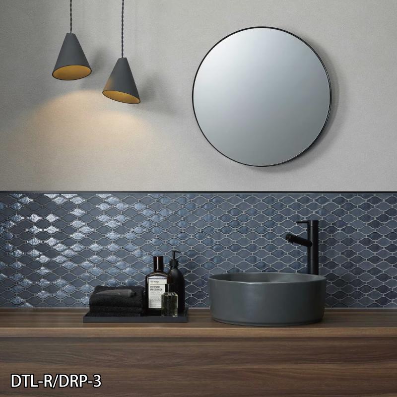 ドリップガラス 特殊形状平ネット張り DTL-R/DRP-3 / LIXIL INAX タイル : dtl-r-drp-3 : eTile ヤフーショップ - 通販 - Yahoo!ショッピング