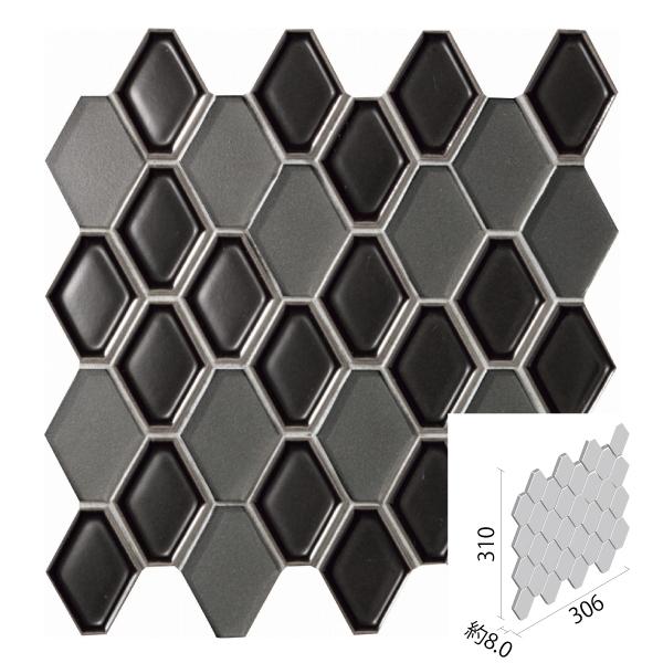 LIXIL ロサンジュ 変形六角形平ネット張り DTL-R/LSN-3 / INAX : eTile ヤフーショップ - 通販 - Yahoo!ショッピング