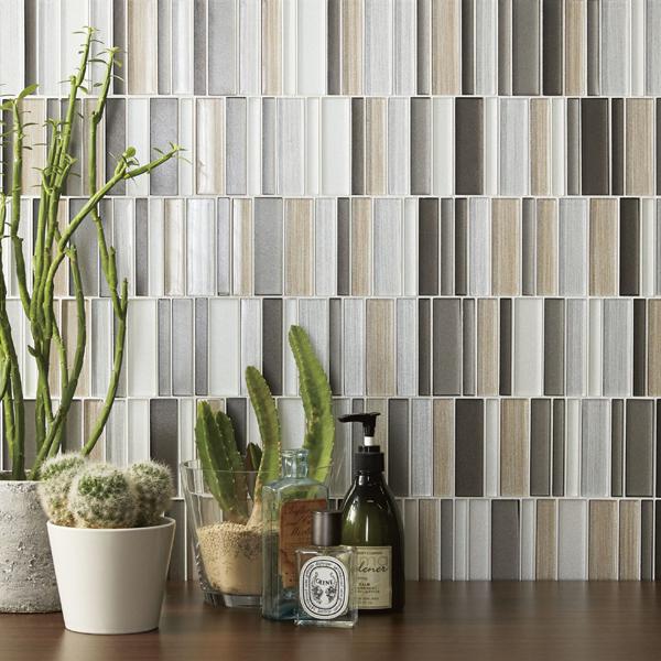 LIXIL ミックスストライプ 異形状平ネット張り DTL-R/MXS-1 / INAX タイル : eTile ヤフーショップ - 通販 - Yahoo!ショッピング