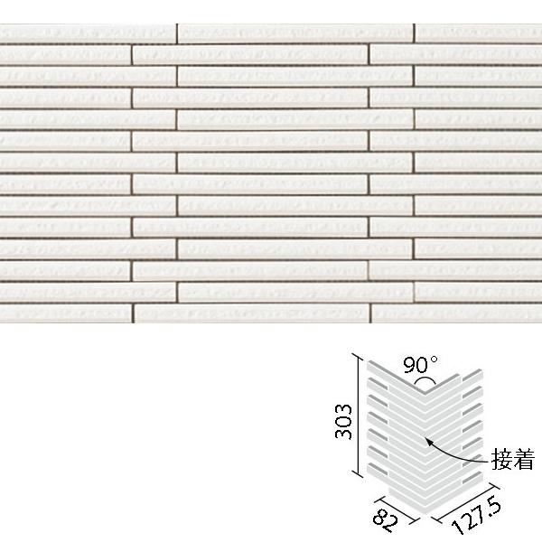 LIXIL 細割ボーダー 90°曲ネット張り[標準割面](馬踏目地)(接着)(バラ) HAL-20BN/90-14/HB-11 / INAX ...
