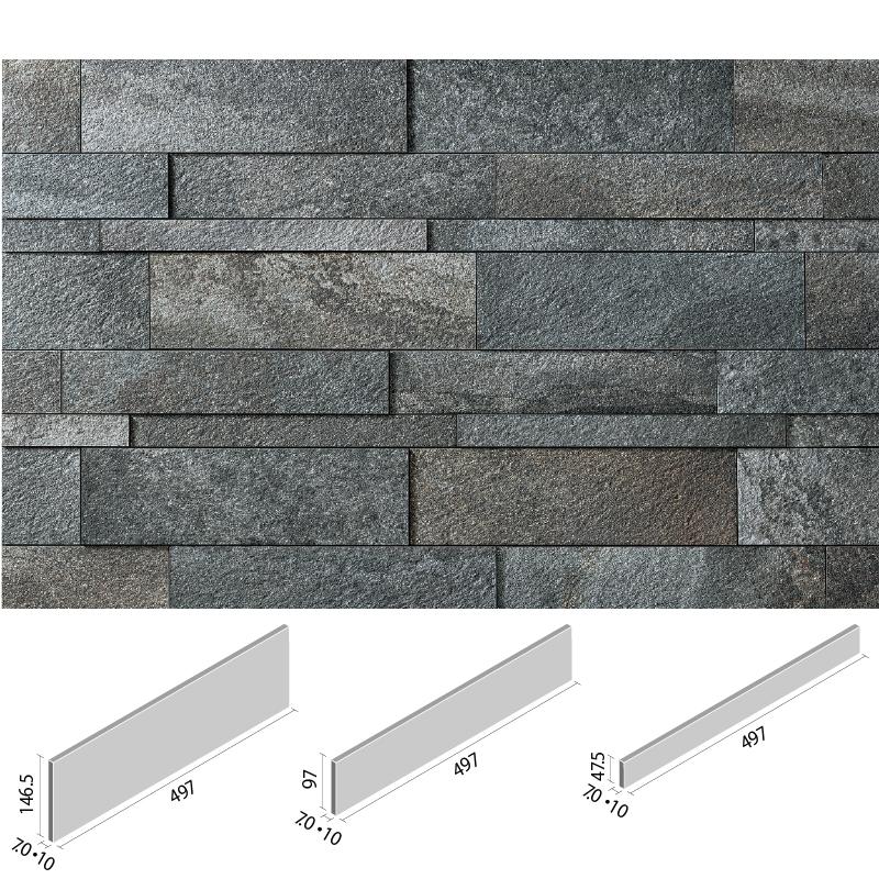 LIXIL ストーンタイプコレクション ボーダーミックスL 異形状平セット HAL-R/STC-TP11 / INAX タイル : eTile ヤフーショップ - 通販 - Yahoo!ショッピング