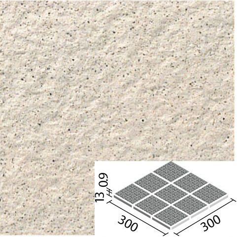 LIXIL ピアッツア OXシリーズ 100mm角歩道用スロープ裏ネット張り（Fパターン） PI-100NET/1F / INAX 外装床タイル 屋外床 : eTile ヤフーショップ ...