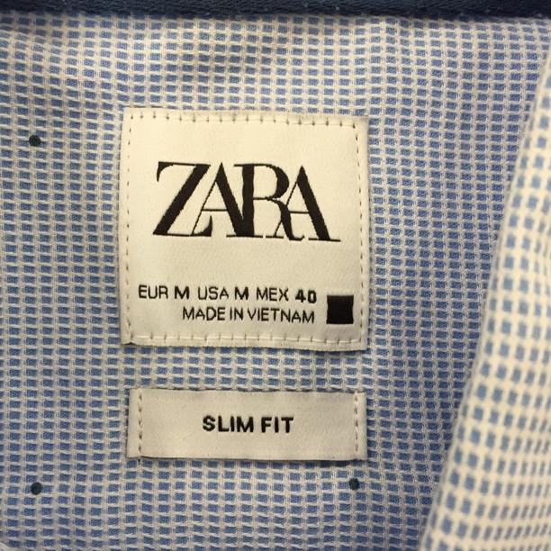 ZARA（ザラ） 2404F-068 メンズ ブルー シャツ M 【送料一律！800円】 : ETN弐番館 - 通販 - Yahoo!ショッピング