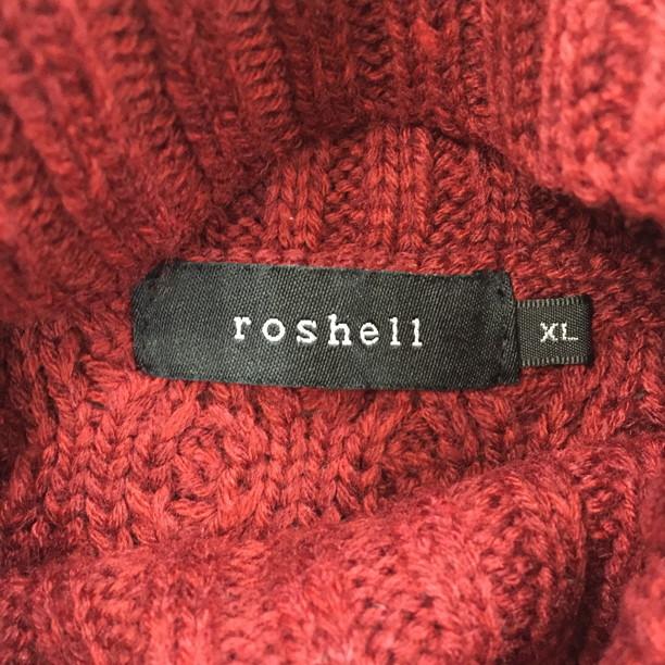 roshell（ロシェル） 2409F-218 メンズ レッド ニットセーター XL 【送料一律！800円】 : ETN弐番館 - 通販 ...