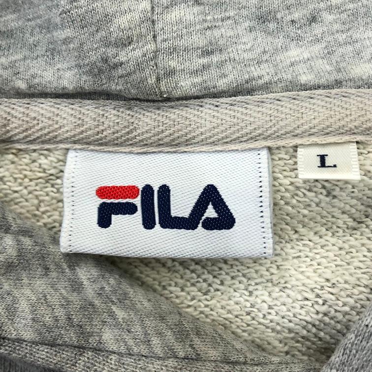 FILA（フィラ） 2509F-267 メンズ グレー パーカー L 【送料一律！800円】 : ETN弐番館 - 通販 - Yahoo!ショッピング
