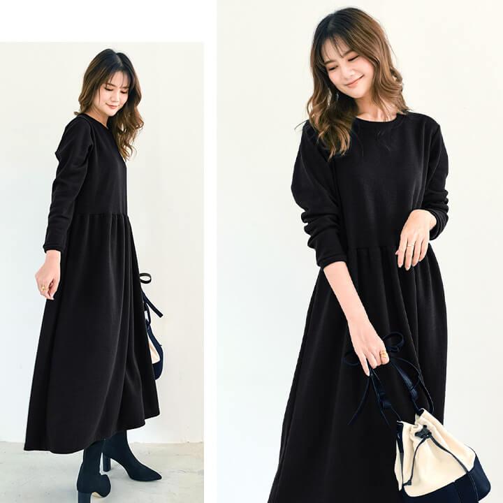 You Color マキシ丈ワンピ ワンピース ロング 大人 カジュアル ヌケ感