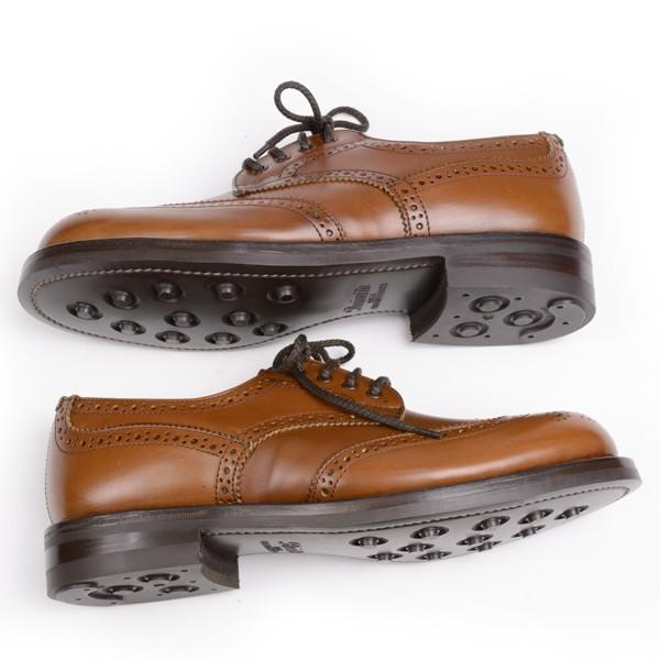 Tricker's トリッカーズ レディースコレクション L5679 「アン 」ウイングチップ短靴 ダービーシューズ ビーチナットアンティーク ...
